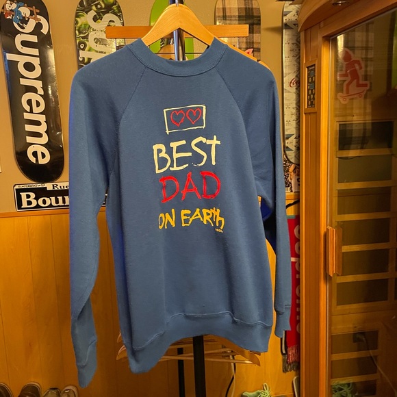 Shirts | Vintage Best Dad Ever Sweater | Poshmark
